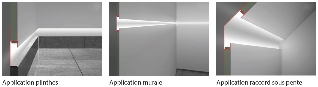 Un rail pour BA13 spécifique pour créer des gorges lumineuses - LeDUX ...